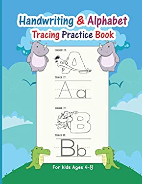 Handwriting & Alphabet Tracing Practice Book For Kids: Without tears ...