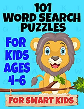 KIDS WORD SEARCH PUZZLES: LION THEMED COVER | AGES 4-8 |1000 COMMON ...