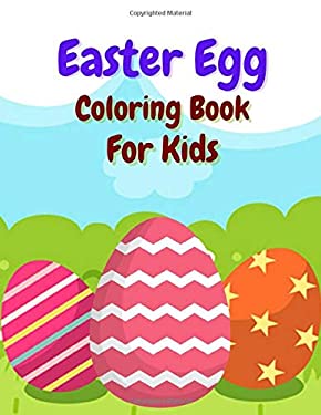 Easter Egg Coloring Book for Kids: Simple Fun Easter Egg 50 Coloring ...