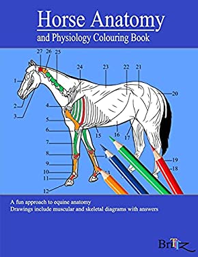 Horse Anatomy and Physiology Colouring Book : A Detailed Guide to ...