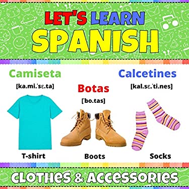 Let's Learn Spanish: ?lothes and Accessories : Spanish Picture Book ...