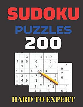 Sudoku Puzzles Hard to Expert : Soduko Large Print, 200 Puzzles Book ...