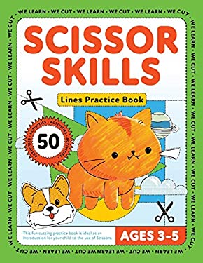 Scissor Skills Lines : Fun Scissor Skills Activity Pad, 50 Cutting ...