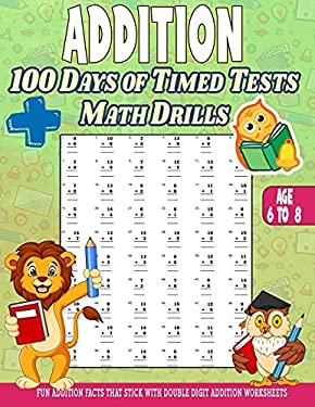 Addition 100 Days of Math Facts Addition Worksheets: Fun Addition ...