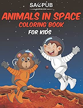 Animals in Space Coloring Book: Outer Space Coloring with Planets ...