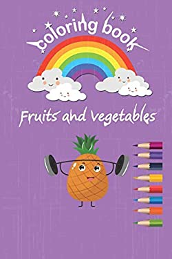 coloring Fruits and vegetables: coloring book, Fruits and vegetables,32 ...