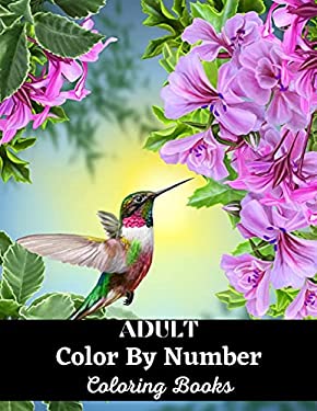 Adult Color By Number Coloring Books: An Adult Coloring Book with Fun ...