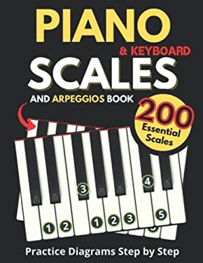 Piano and Keyboard Scales and Arpeggios Book, Practice Diagrams Step by ...