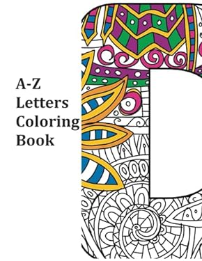 A-Z Letters Coloring Book book: 9798857380123