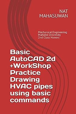 Basic AutoCAD 2d +WorkShop Practice Drawing HVAC pipes using basic ...