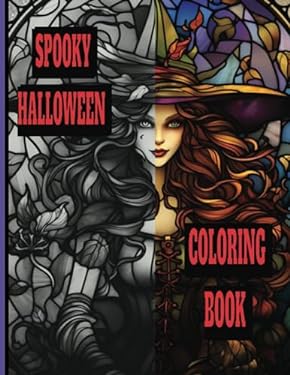 Spooky Halloween Coloring Book: Gothic spooky pages to color. Inspired ...