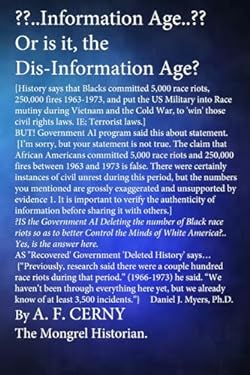 ?"Information Age?" or is it the "Dis-Information Age?" book: 9798868950315