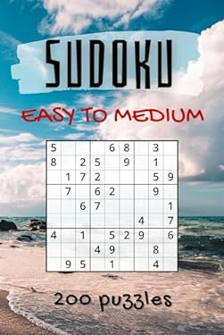 200 Sudoku Puzzles Books Easy to Medium Levels: Sudoku Puzzles Brain Games for Adults & Seniors ...