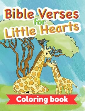Bible Verses for Little Hearts: Coloring book book: 9798862282191
