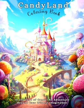 CandyLand Coloring book: In the Land of Candy: An Adventure Beyond Your ...