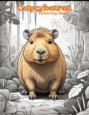 Capybara Coloring Book book by Joseph Gracie: 9798867403270