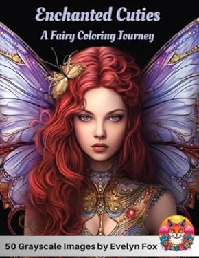 Enchanted Cuties: A Fairy Coloring Journey: Faeries and Fae: An Adult ...