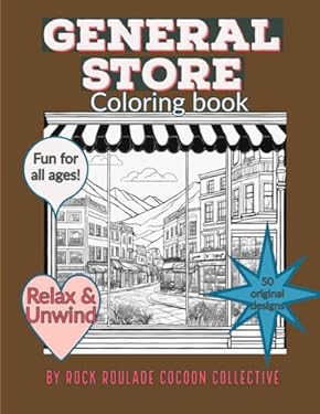 General Store: coloring book (places to GO) book: 9798863543574