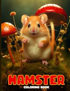 Hamster Coloring Book: Wild Hamster Illustrations To Color And Relax ...