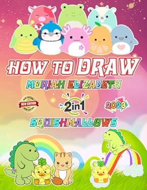 How To Draw Moriah Elizabeth + Squishies With Me Coloring book: Deluxe ...