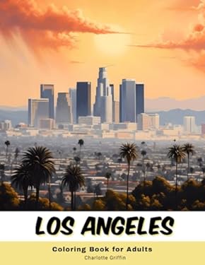 Los Angeles Coloring Book for Adults: 40 Pages of LA landmarks copy ...