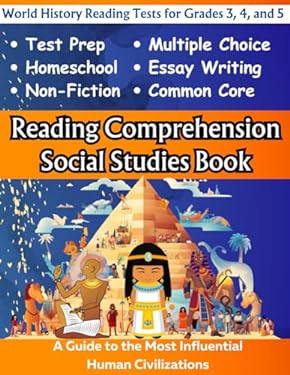 Reading Comprehension Social Studies Book: World History Reading Tests ...