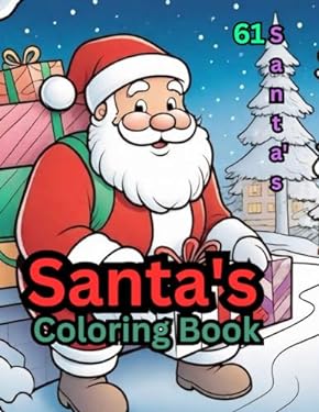 Santa's coloring book: The world of Santa Claus book: 9798866030514