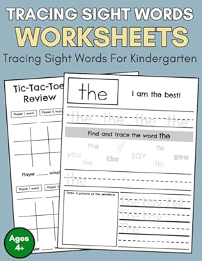 Tracing Sight Words Worksheets: Sight Words In Kindergarten, Tracing ...