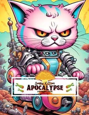 Angry Kittens: Apocalypse Coloring Book: Enjoy 80 of the Angriest ...