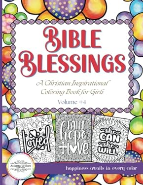 Bible Blessings Volume #4 Coloring Book: Inspirational Coloring Book ...
