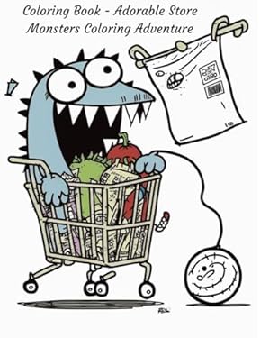 Coloring Book - Adorable Store Monsters Coloring Adventure book ...