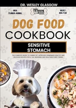 DOG FOOD COOKBOOK FOR SENSITIVE STOMACH: The Complete Guide to Canine ...