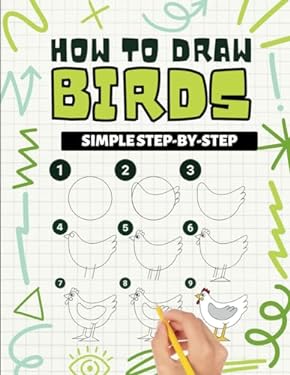How To Draw Birds: Simple Step-By-Step Learning How To Draw Birds ...