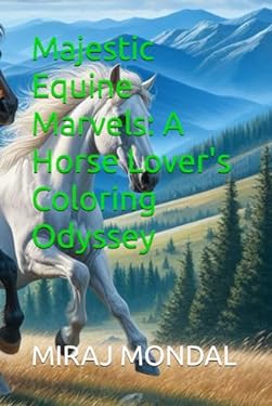Majestic Equine Marvels: A Horse Lover's Coloring Odyssey book ...