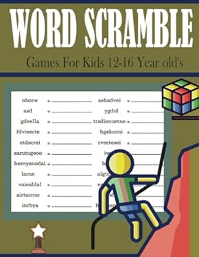 Word Scramble Games For Kids 12-16 Year old's: 2024 Word Scrambles ...