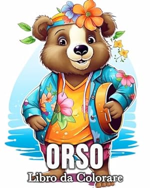 Libro da Colorare Orso: 50 Immagini Carine Per Alleviare Lo Stress E ...