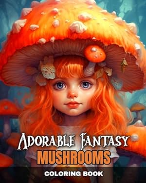 Adorable Fantasy Mushrooms Coloring Book: Magical Mushrooms Coloring ...