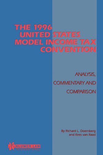 The 1996 United States Model Income Tax Convention : Analysis ...