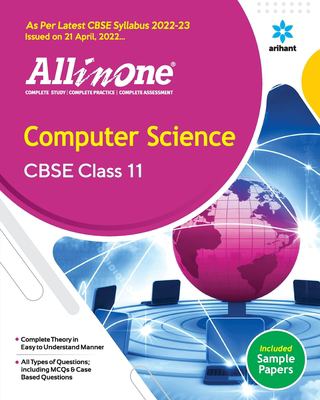 CBSE All In One Computer Science Class 11 2022-23 Edition (As per ...