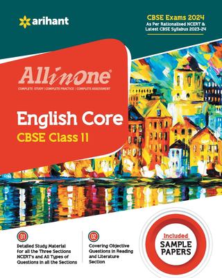 All In One Class 11th English Core for CBSE Exam 2024 book: 9789350105474