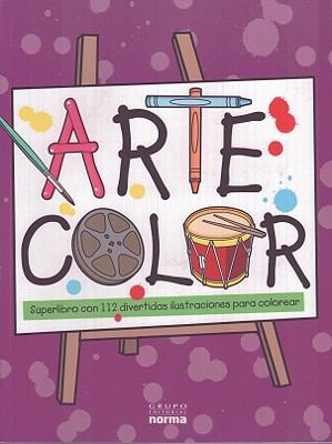 Arte Color: Superlibro Con 112 Divertidas Ilustraciones Para Colorear ...