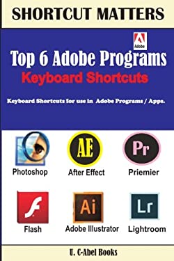 Top 6 Adobe Programs Keyboard Shortcuts. (Shortcut Matters) (Volume 29 ...