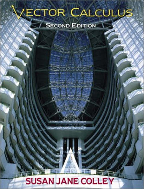 Vector Calculus Hardcover Susan Jane Colley 9780130415318| eBay