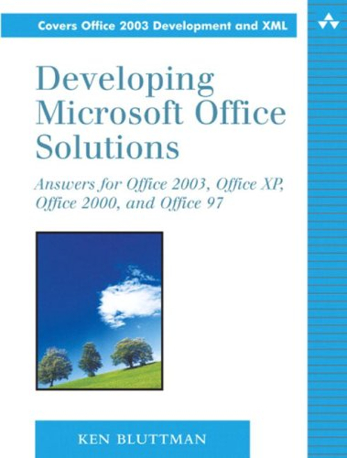 Développer Des Solutions Microsoft Office : Réponses Pour Office 2003 ...