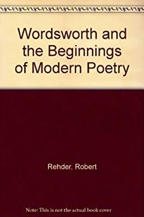WORDSWORTH ET LES Débuts De La Poésie Moderne Relié Robert R EUR 10,38 ...