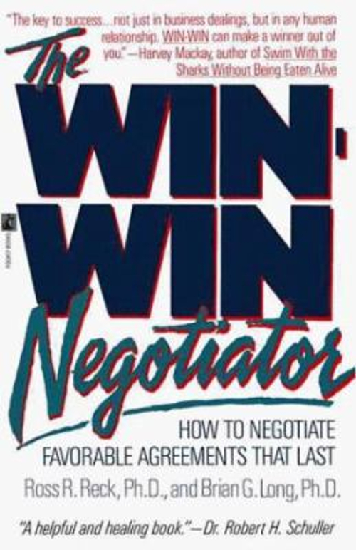 The Win-Win Negotiator Paperback Ross R., Reck, Ross Reck 9780671676988 ...