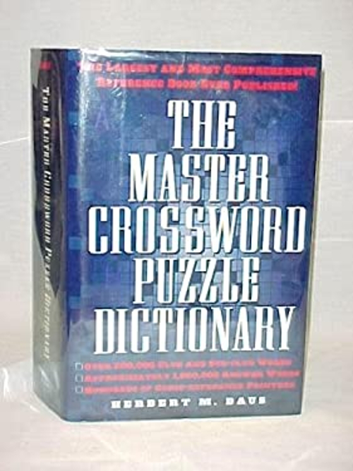 THE MASTER CROSSWORD Puzzle Dictionary: The Unabridged Word Bank £5.86 ...