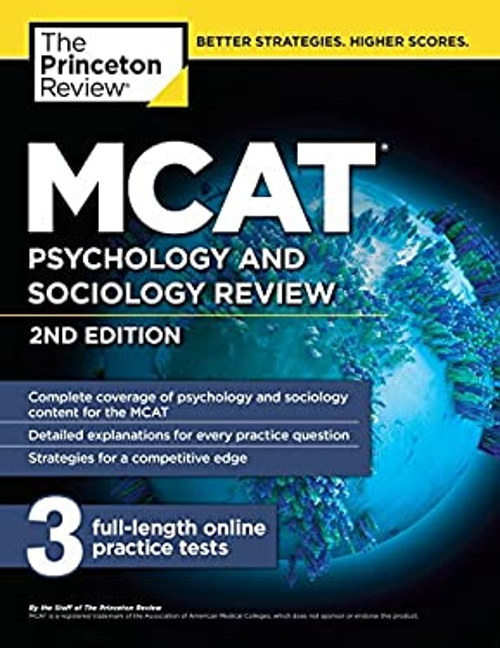 MCAT Psychology and Sociology Review, 2nd Edition Princeton Revie ...