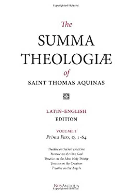 The Summa Theologiae of St. Thomas Aquinas : Latin-English Editio ...