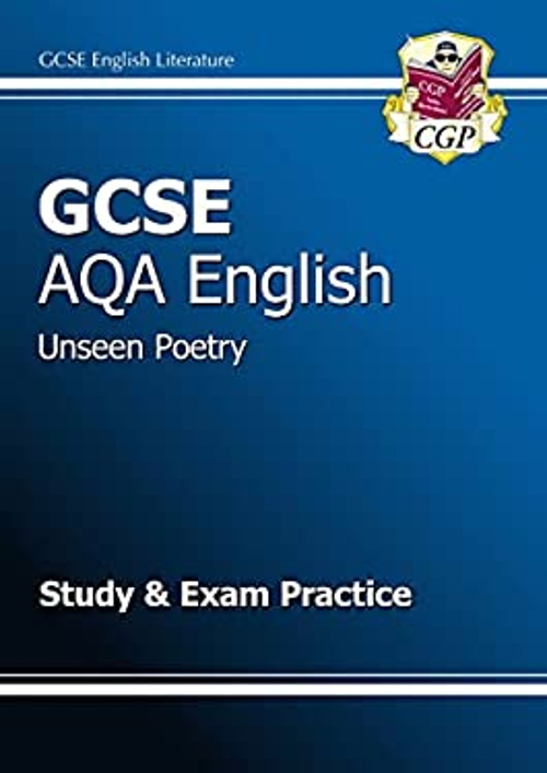 GCSE AQA ENGLISH Unseen Poetry Study and Exam Practice Book CGP B £4.90 ...